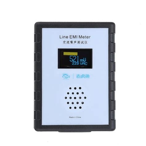 Oled Digital Display Electric Noise Tester Emi Measuring Instrument Broadband Ac Power Meter