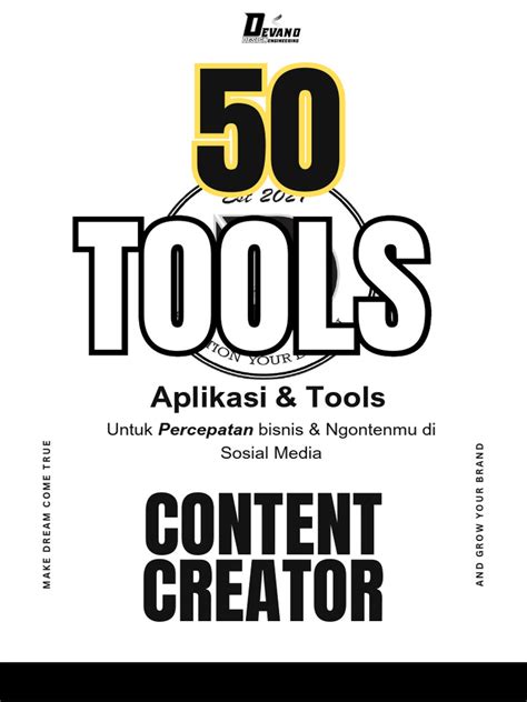 50 Aplikasi Dan Tools Content Creator Pdf