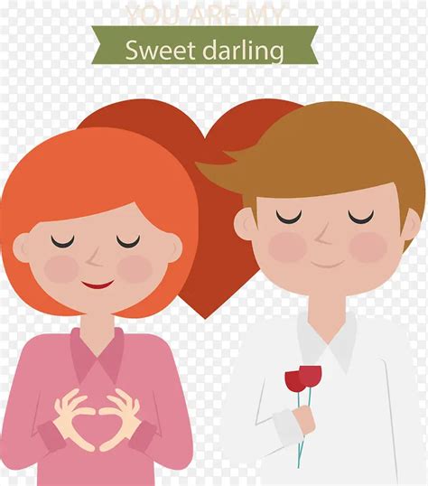 矢量卡通爱心情侣素材png图片素材下载 图片编号10221463 Png素材网