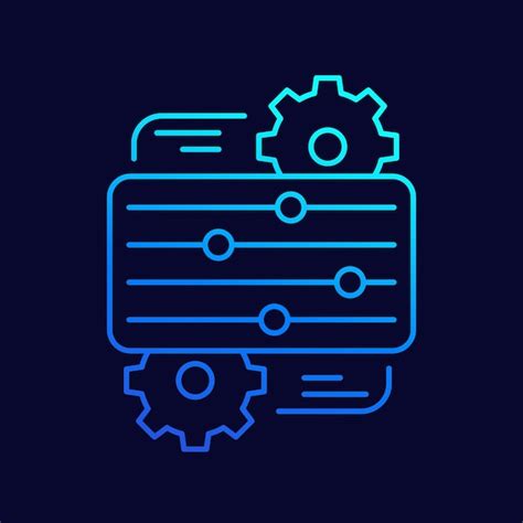 Premium Vector Control Panel Line Icon For Web And Apps