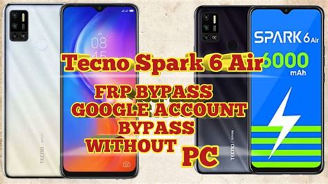 Tecno Spark Air Frp Bypass Youtube