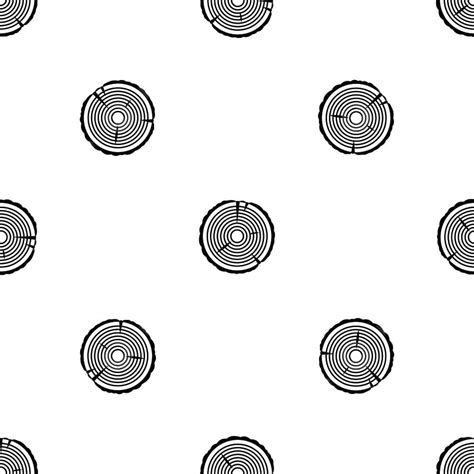 Seamless Repeat Pattern Vector Design Images Tree Ring Pattern Repeat Seamless In Black Color