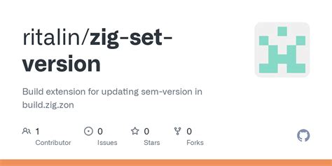 Zig Set Version Project Version Handling Command Showcase Ziggit