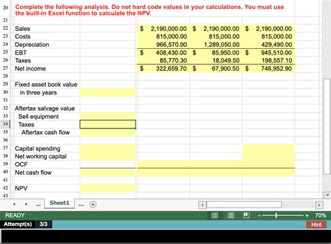 X 6 Sign In File Calculating Npv Excel Home