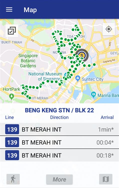 Mavis App Arrival Timings For Boon Keng Stn Blk 22 Land Transport
