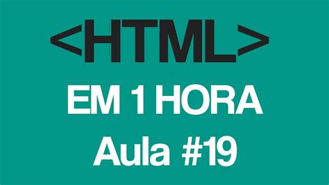 Curso De Html 19 Botões Youtube