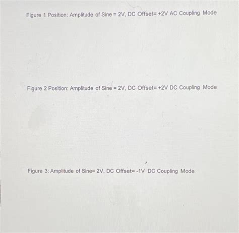 Solved PART C AC WAVEFORMS WITH A DC OFFSET AND Chegg Com