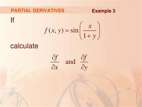 Partial Derivatives Ppt Download
