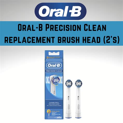 Oral B Precision Clean Replacement Heads S Eb Shopee Malaysia