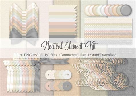 Neutral Element Kit Graphic By Digital Designs By Victoria · Creative