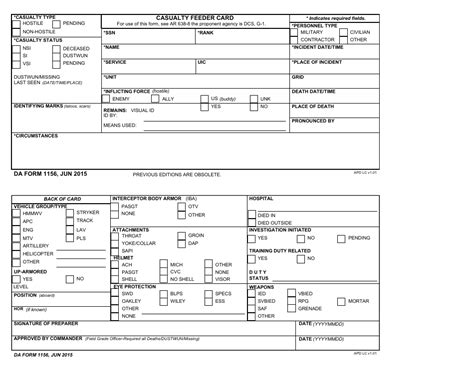 Da Form 1156 Fill Out Sign Online And Download Fillable Pdf