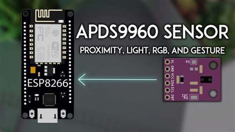 Esp8266 Nodemcu Apds9960 Proximity Light Rgb Gesture Capteur Arduino
