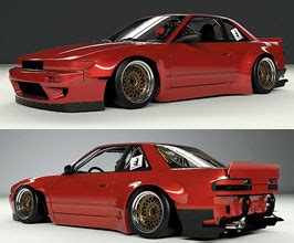 S13 Silvia Wide Body Kit 1989 1994 Nissan Silvia S13 Duraflex B Sport