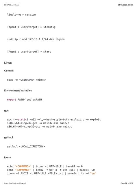 Oscp Cheat Sheet Pdf Cybersecurity Connect Techs