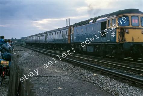 35mm British Railway Slide Br Class 33 No 33117 At Basingstoke 1987