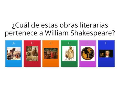 Cuestionario William Shakespeare Quiz