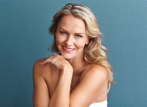Shes Still Radiantly Beautiful Studio Portrait Of An Attractive Mature