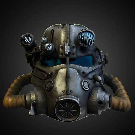 Fallout 4 T 45 Power Armor Helmet For Cosplay 3d Model 3d Printable