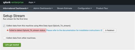 Splunk Stream Failed To Detect Splunktastream Splunk Community