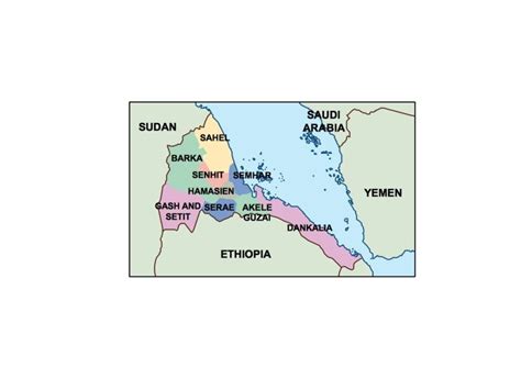 Eritrea Powerpoint Map Order And Download Eritrea Powerpoint Map