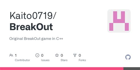 Github Kaito Breakout Original Breakout Game In C