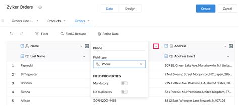 Create A Form By Importing Data Zoho Creator Help