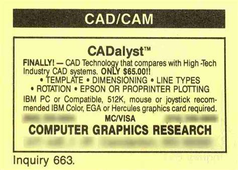 Cadstd History