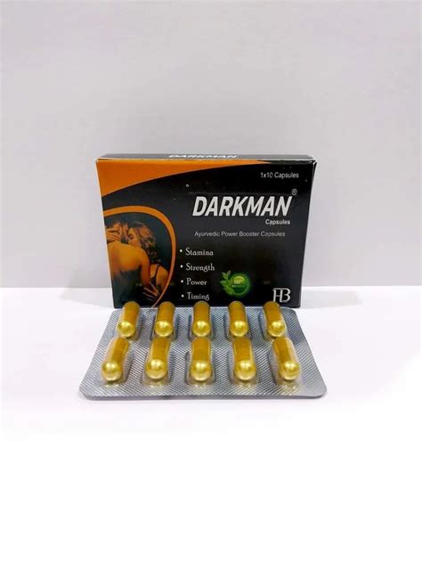 Ayurvedic Sex Power Capsule Darkman Packaging Type Box Packaging