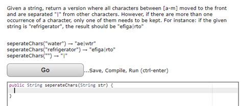 Solved Given A String Return A Version Where All Characters
