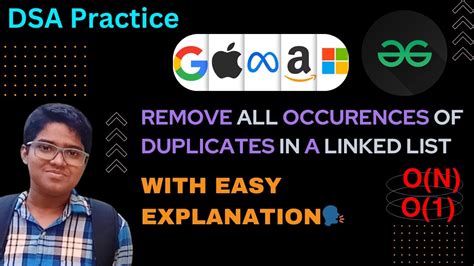 Remove All Occurrences Of Duplicates In A Linked List Gfg Potd 3 July
