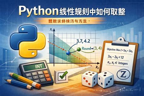 Python线性规划中如何取整 Python线性规划中如何取整