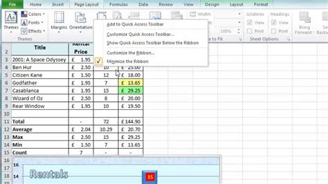 Excel Spreadsheet Tips — Db