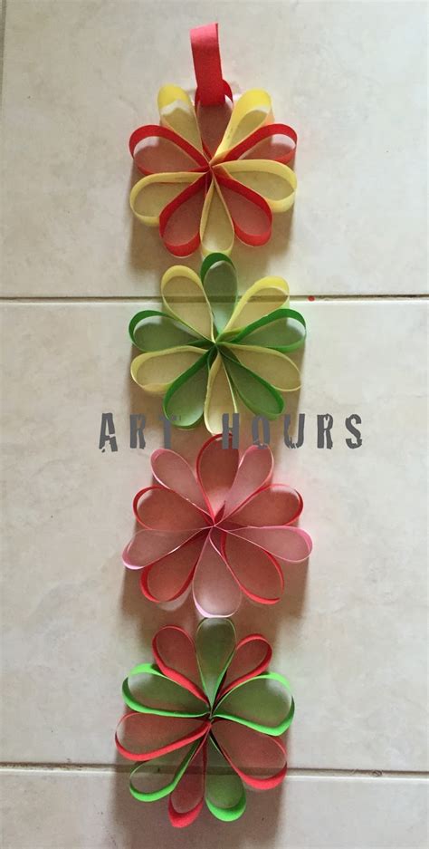 Archguide Tutorial Using Paper Strips To Make A Floral Decoration