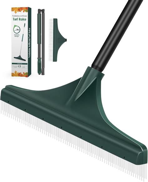Shantra Artificial Grass Turf Rake With Foldable
