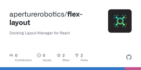 Github Apertureroboticsflex Layout Docking Layout Manager For React