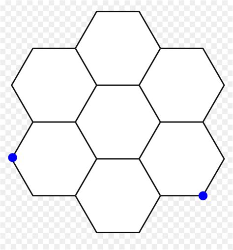 seven hexagons arranged into a larger hexagonal shape mosaic hd png
