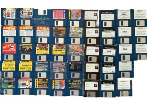 43 Amiga Computing Floppy Disk Games And Other Software Job Lot For Auction £1 99 Picclick Uk