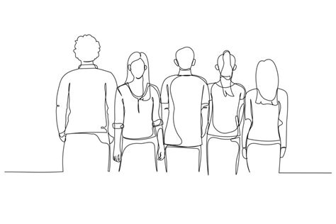 Line Drawing People Vector Art Icons And Graphics For Free Download