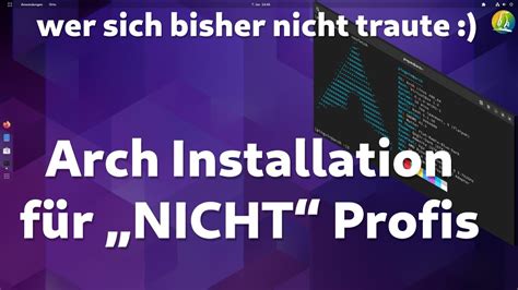 Archlinux Installation Nicht Für Profis Mit Pamac Und Timeshift Youtube