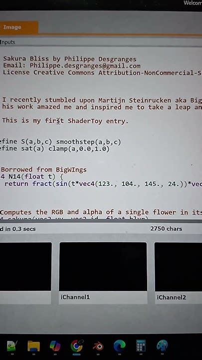 Beautiful Shader Shadertoy Glsl Creativecoding Youtube