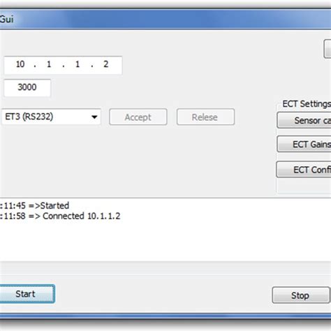Example Dialog Window Of Tcpip Communication Module Server Side Download Scientific Diagram