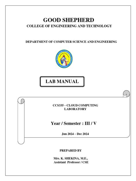 Cloud Computing Lab Manual Ccs335 Pdf Cloud Computing Apache Hadoop