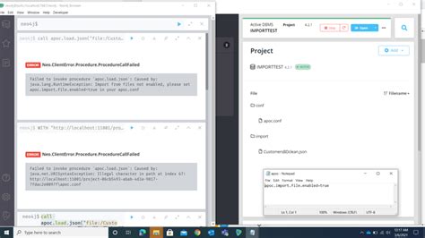 How To Set Apoc Import File Enable True By Koji Import Export Neo J Online Community