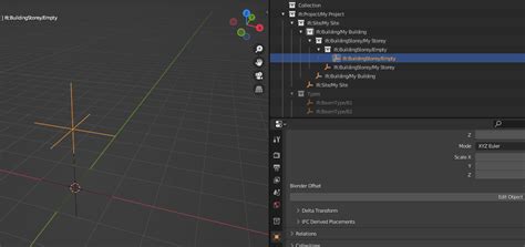 Blenderbim Levels Grids Walls Spaces — Osarch