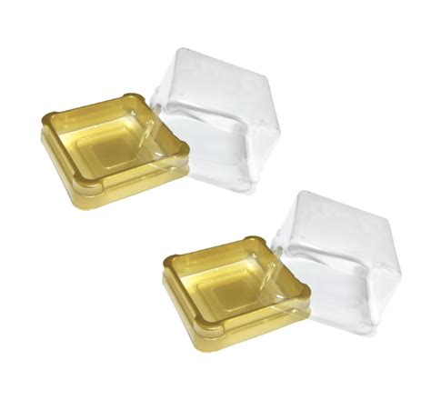 Shop Mini Candy Box Set Gold Bases W Clear Lids Single Treat Box Sprinkle Bee Sweet