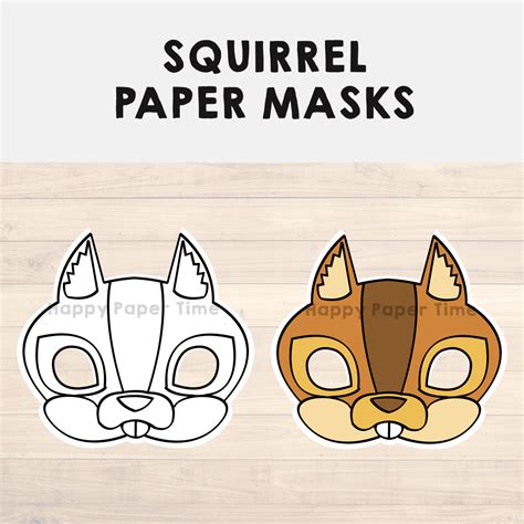 Squirrel Mask Template