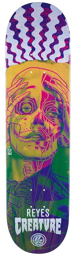 Creature Reyes Anatomy P2 Skateboard Deck Skateboard Deck Art