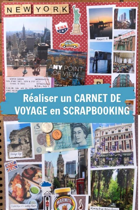 Faire Un Carnet De Voyage En Scrapbooking Photo Album Scrapbooking