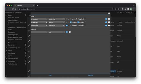 Notes When Specifying The Dropdown Field In The Record Filtering