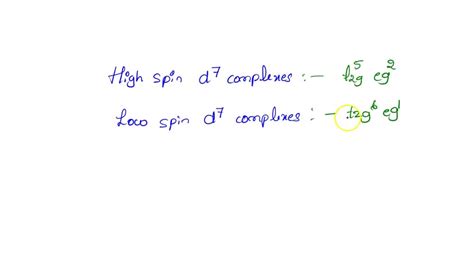 Solved How Would You Distinguish Experimentally Between High Spin And Low Spin D8 Octahedral